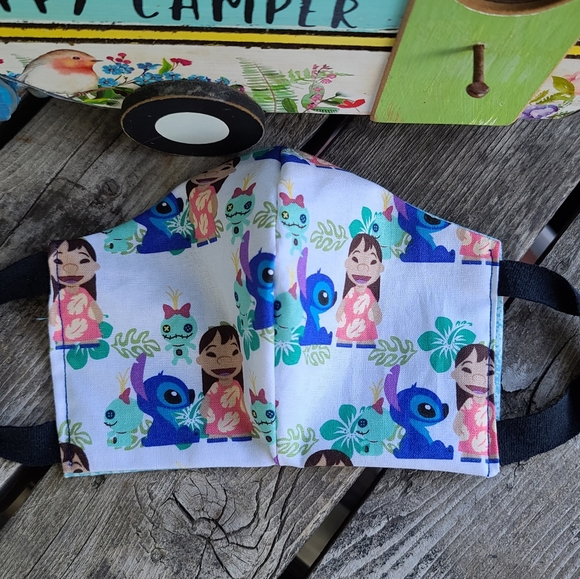 Handmade | Other | Lilo Stitch Kids Face Mask Handmade | Poshmark